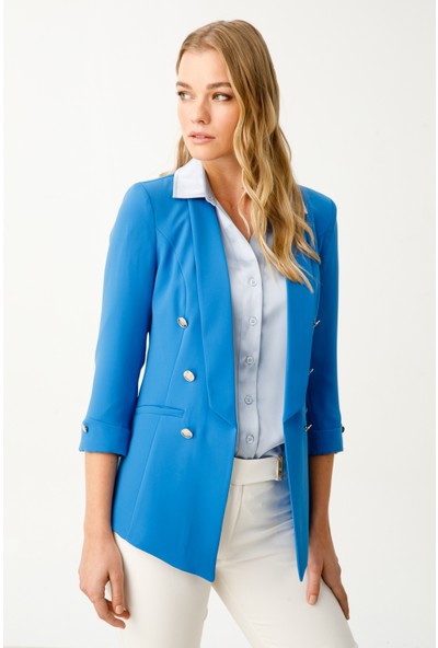 Ekol Blazer Düğmeli Ceket