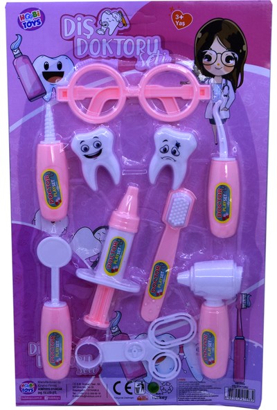 Diş Doktor Dişci Sağlık Seti Eğitici Öğretici Oyuncak Pembe Diş Doktor Dişci Sağlık Seti Eğitici Öğretici Oyuncak Pembe