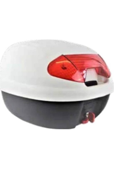 Mts Motosiklet Arka Çanta Beyaz 32LT Mts Motosiklet Arka Çanta Beyaz 32LT