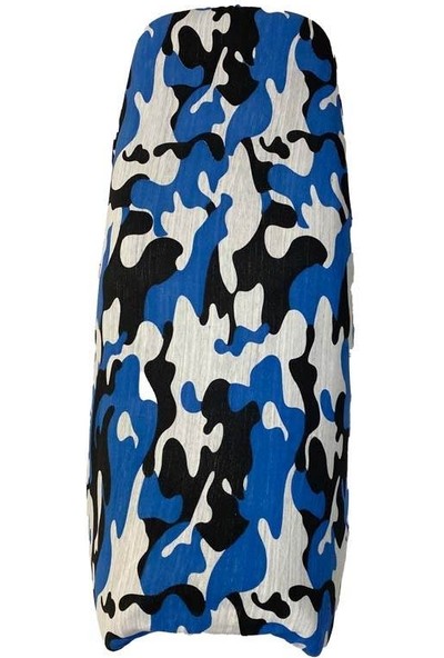 Motoyel Üniversal Koltuk Kılıfı Kamuflaj Mavi