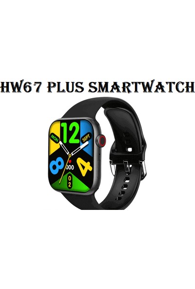 Hw HW67 Promax Siyah Akıllı Saat Hw HW67 Promax Siyah Akıllı Saat