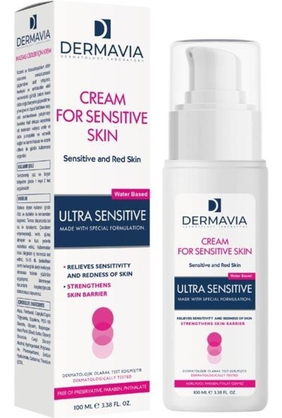 Dermavia Hassas Ciltler Için Krem 100 ml