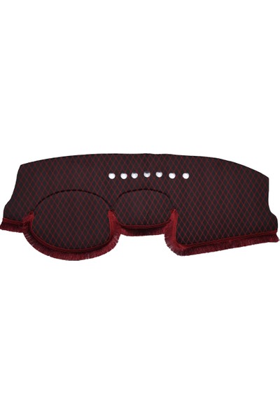 Znp Oto Market Renault Fluence Torpido Üstü Koruyucu Nakışlı Desen Bordo