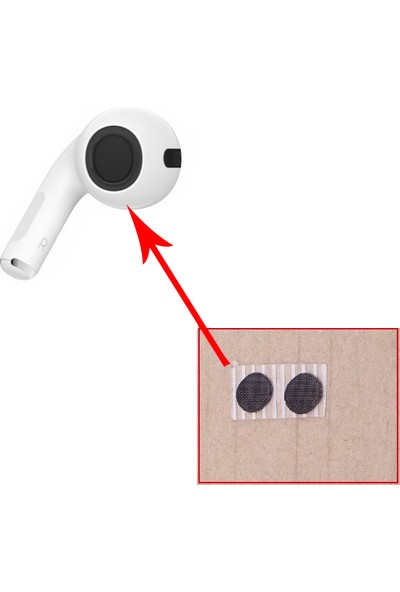 Esf Airpods Pro Hoparlör Anti Toz Önleyici Metal