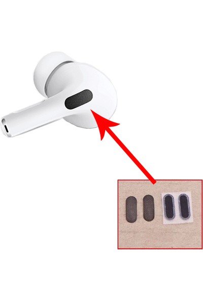 Esf Airpods Pro Hoparlör Anti Toz Önleyici Metal