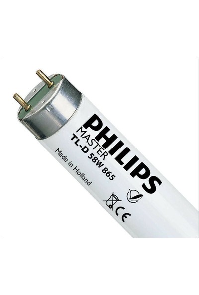 Philips 58W 5240LM 6500K G13 T8 Floresan Ampul 5 Adet Philips 58W 5240LM 6500K G13 T8 Floresan Ampul 5 Adet