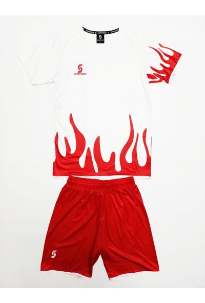 Sportech Beyaz Alevli Antrenman Takımı R0122 Sportech Beyaz Alevli Antrenman Takımı R0122