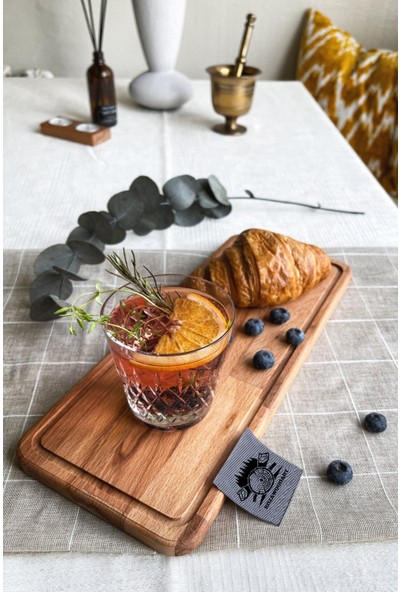 Koza Wood Art Ahşap Sunum Tabağı 34 cm Koza Wood Art Ahşap Sunum Tabağı 34 cm