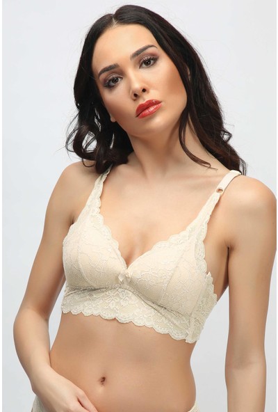 Ecem Desteksiz Dantelli Bralet Sütyen ECM0264 Ecem Desteksiz Dantelli Bralet Sütyen ECM0264