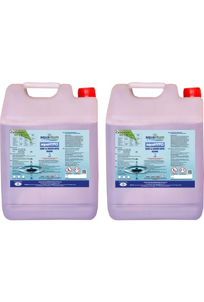 2 Adet Aquantum 36 kg (72 Kg) %12 Sıvı Havuz Suyu Kloru - %12 Liquid Chlorine 2 Adet Aquantum 36 kg (72 Kg) %12 Sıvı Havuz Suyu Kloru - %12 Liquid Chlorine