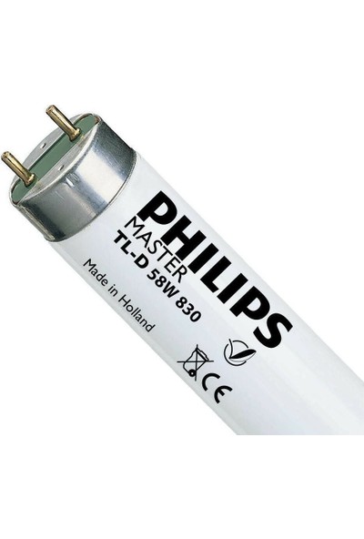 Philips 58W 5240LM 3000K G13 T8 Floresan Ampul 5 Adet Philips 58W 5240LM 3000K G13 T8 Floresan Ampul 5 Adet