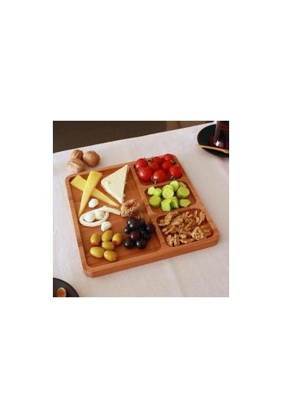 Koza Wood Art Ahşap Kahvaltı - Kahve - Meyve Sunum Tabağı Tabak Koza Wood Art Ahşap Kahvaltı - Kahve - Meyve Sunum Tabağı Tabak