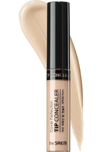 The Saem Uzun Süre Kalıcı Likit Kapatıcı Cover Perfection Tip Concealer The Saem Uzun Süre Kalıcı Likit Kapatıcı Cover Perfection Tip Concealer