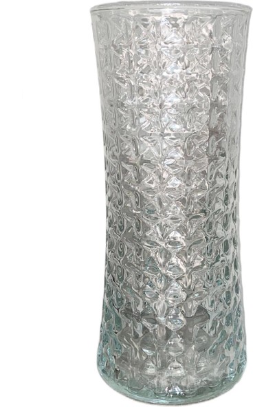 Lilac Home Lux Kabartmalı Yeni Nesil Silindir Cam Vazo Lilac Home Lux Kabartmalı Yeni Nesil Silindir Cam Vazo