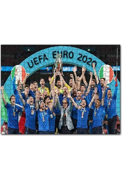 Cakapuzzle Italy Uefa Euro 2021 Şampiyonası- 120 Parça Puzzle Yapboz Mdf (Ahşap)