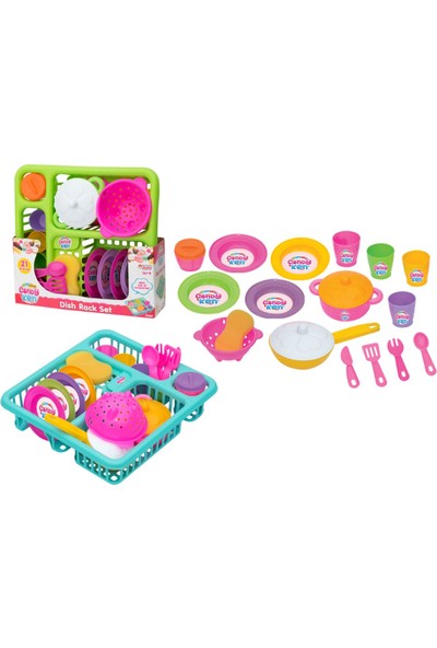 Dede 01169 Dede, Candy Bulaşık Seti Dede 01169 Dede, Candy Bulaşık Seti