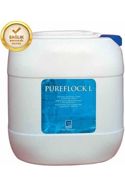 Gemaş Puref Flock Havuz Çöktürücü 10 kg Gemaş Puref Flock Havuz Çöktürücü 10 kg