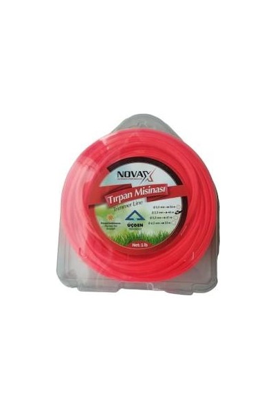 Asil Metal Novax Tırpan Misina Üçgen 3.6 mm 46 Mt. Asil Metal Novax Tırpan Misina Üçgen 3.6 mm 46 Mt.