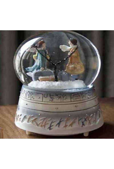 Daha Yok Mu Işıklı Müzikli Püskürtmeli Kar Küresi Mh-73