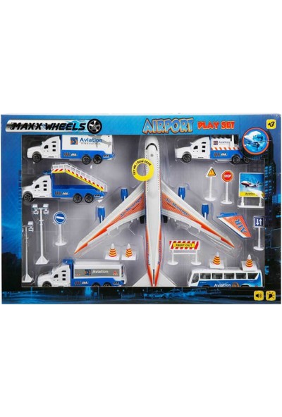 Sunman 12381 Sunman, Sesli ve Işıklı Havaalanı Büyük Oyun Seti