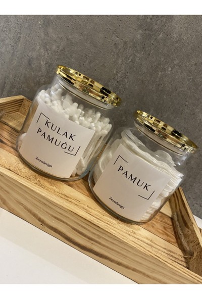 Gold Kapak Cam Kulak Pamuğu ve Pamukluk 500ML Gold Kapak Cam Kulak Pamuğu ve Pamukluk 500ML