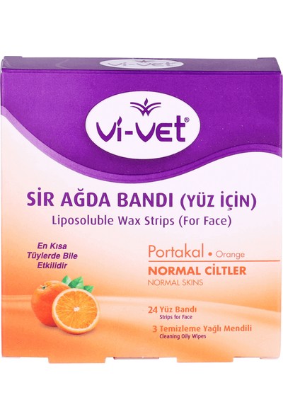 Vi-Vet Ağda Bandı Yüz 24lü Portakal Vi-Vet Ağda Bandı Yüz 24lü Portakal