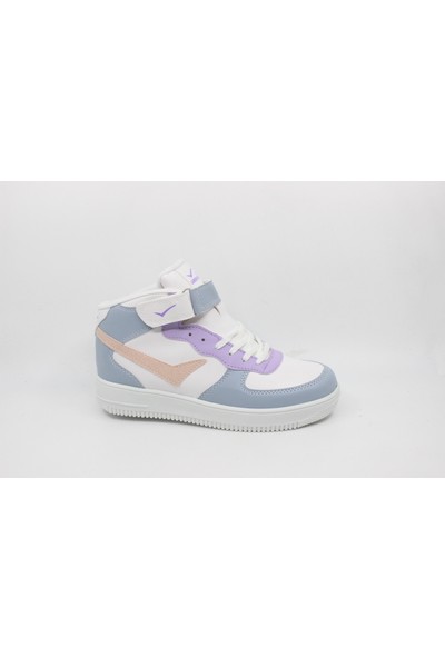 Zerhan Kadın Mavi Lila Pembe Bilekli Cırtlı Bağcıklı Spor Ayakkabı Zerhan Kadın Mavi Lila Pembe Bilekli Cırtlı Bağcıklı Spor Ayakkabı