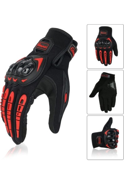 Efilix Motosiklet Eldiveni Korumalı Dokunmatik Özellik Motorcu eldiveni