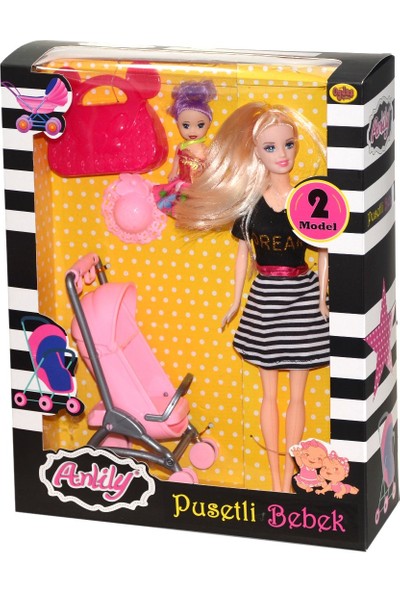 Strongart 02426 Oydaş, Anlily Pusetli Bebek / +3 Yaş Strongart 02426 Oydaş, Anlily Pusetli Bebek / +3 Yaş