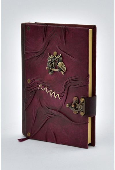 HATASAN Hakiki Deri Şamua Kağıt Baykuş Eskitme El Yapımı Hediyelik Anı Günlük Ajanda Defter VALEO0001 HATASAN Hakiki Deri Şamua Kağıt Baykuş Eskitme El Yapımı Hediyelik Anı Günlük Ajanda Defter VALEO0001