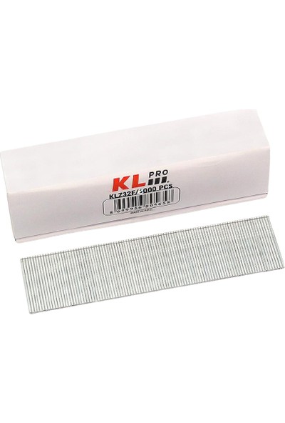 Klpro 32mm Havalı/Elektrikli Çivi Tabanca Çivisi 5000 Adet Klz32f Klpro 32mm Havalı/Elektrikli Çivi Tabanca Çivisi 5000 Adet Klz32f