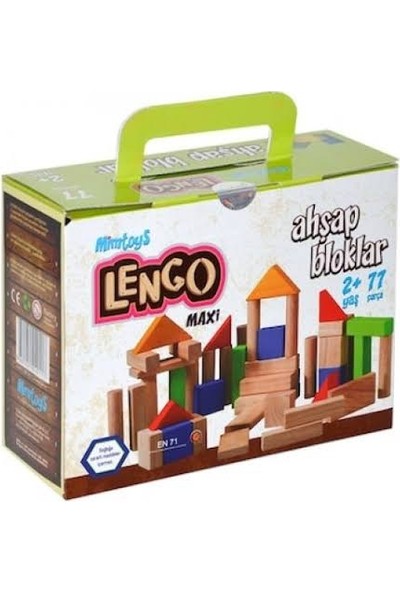 Mim Toys Kumraldede Lengo Eğitici Ahşap Bloklar 77 Parça Mim Toys Kumraldede Lengo Eğitici Ahşap Bloklar 77 Parça