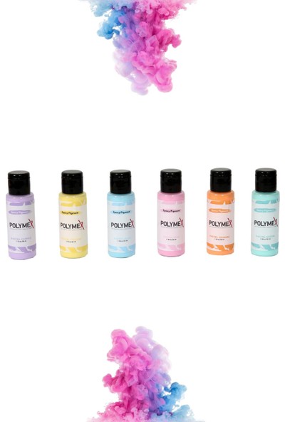 Epoksi Reçine Opak Pigment Pastel Renkler 6 x 35 Ml. Epoksi Reçine Opak Pigment Pastel Renkler 6 x 35 Ml.