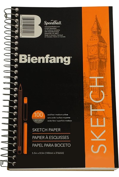 Charge Bienfang R237104 Eskiz Defteri 5 12 x 8 12 Inç 100 Sayfa Charge Bienfang R237104 Eskiz Defteri 5 12 x 8 12 Inç 100 Sayfa