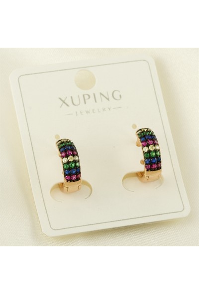 Asfal Xuping Lüks Zirkon Taşlı Küpe