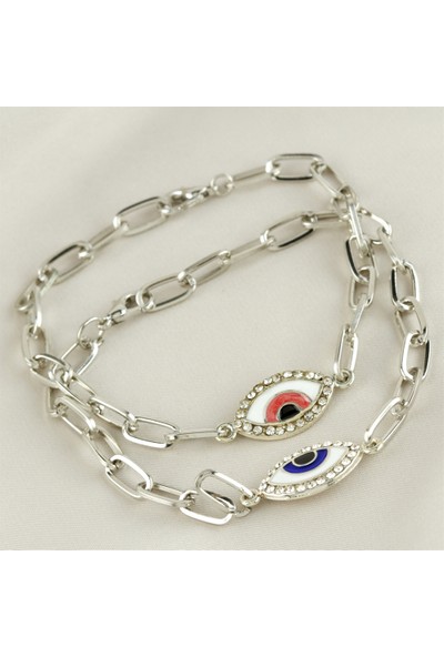 Asfal Göz Yeni Sezon Taşlı Bileklik