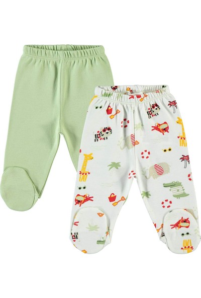 Civil Baby Erkek Bebek 2'li Patikli Tek Alt 1-3 Ay Yeşil