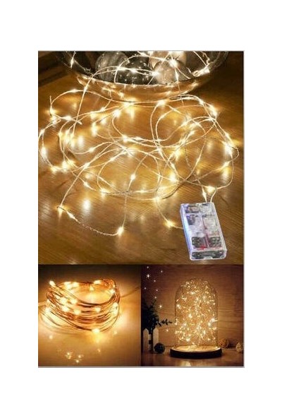 Pazariz Dizayn Peri LED Işık 3 Metre (Sarı) 2 Adet Pil Dahil Pazariz Dizayn Peri LED Işık 3 Metre (Sarı) 2 Adet Pil Dahil