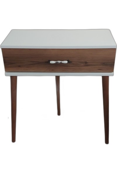 Quella 75 Beyaz-Ceviz Dresuar