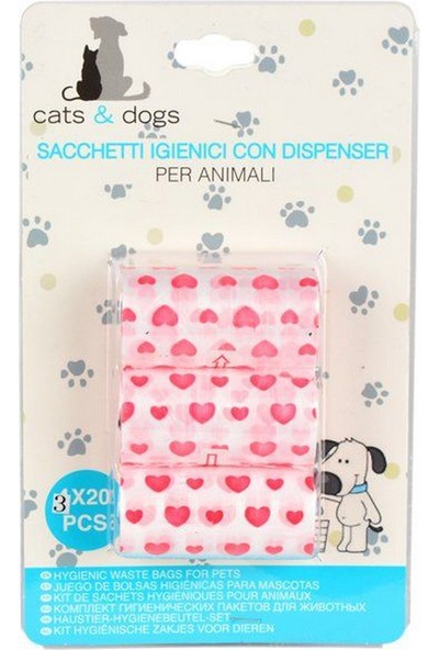 petzanya Cat&dogs Dışkı Toplama Poşeti 3lü petzanya Cat&dogs Dışkı Toplama Poşeti 3lü
