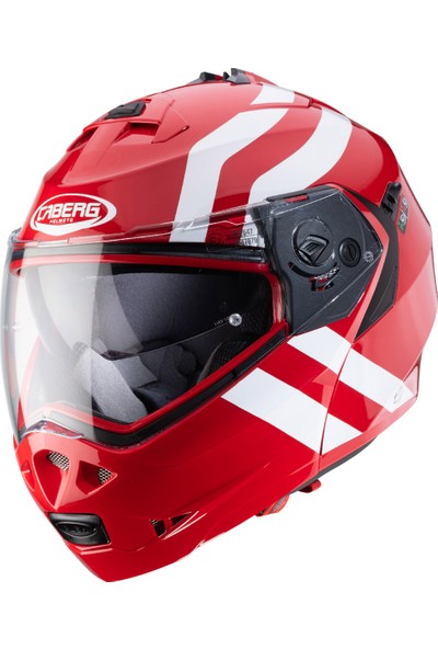 Caberg Duke 2 Superlegend Red-White Çene Açılır Motorsiklet Kaskı Caberg Duke 2 Superlegend Red-White Çene Açılır Motorsiklet Kaskı
