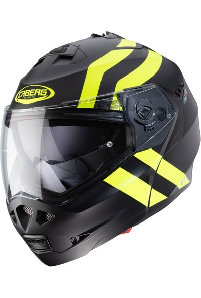 Caberg Duke 2 Superlegend Mat Black-Yel Fluo Çene Açılır Kask Caberg Duke 2 Superlegend Mat Black-Yel Fluo Çene Açılır Kask