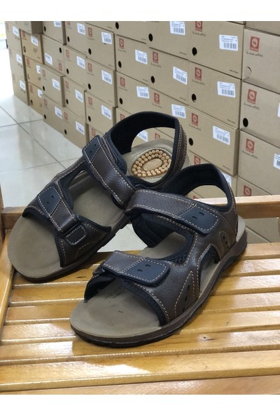 Kafkaslar Erkek Ortopedik Cırtlı Spor Model Sandalet Kafkaslar Erkek Ortopedik Cırtlı Spor Model Sandalet