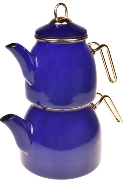 Taşev Sultani Çaydanlık Takımı Lacivert