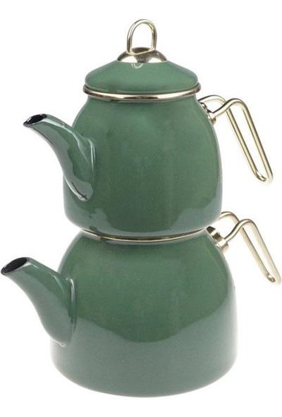 Taşev Sultani Çaydanlık Takımı Nane Yeşili Taşev Sultani Çaydanlık Takımı Nane Yeşili