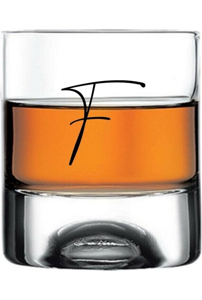 Paşabahçe F Harfi Yazılı Paşabahçe Holiday Viski Bardağı