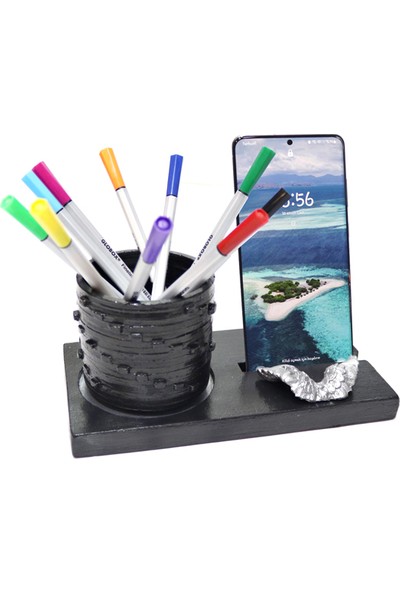 Reklambalaj Masaüstü Çok Amaçlı Kalemlik (Siyah)