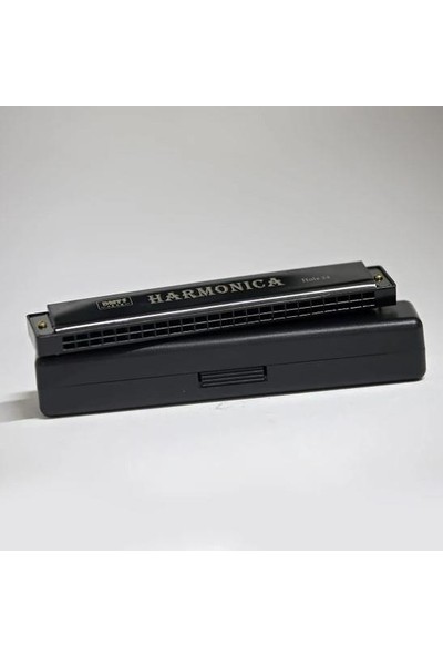 Harmonica Büyük Boy Mızıka Siyah Harmonica Büyük Boy Mızıka Siyah