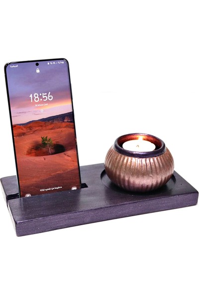 Reklambalaj Masaüstü Çok Amaçlı Mumluk, Telefonluk ve Kartlık (Mor) Reklambalaj Masaüstü Çok Amaçlı Mumluk, Telefonluk ve Kartlık (Mor)