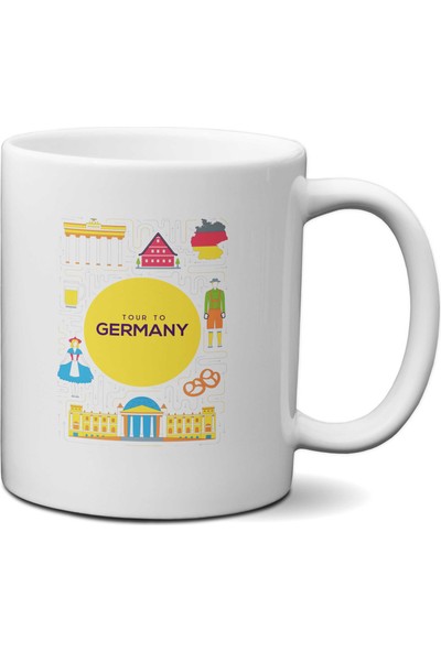 Rowalsi Almanya Baskılı Kupa Bardak BLL517